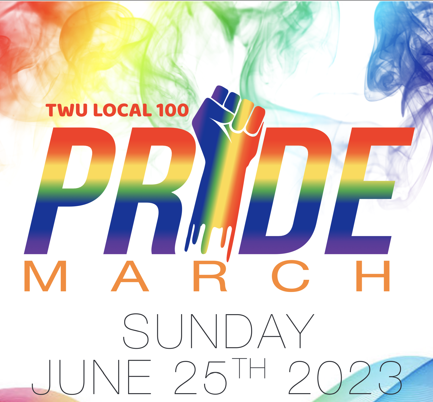 TWU Local 100 Marches in Pride Parade 2023 | TWU Local 100